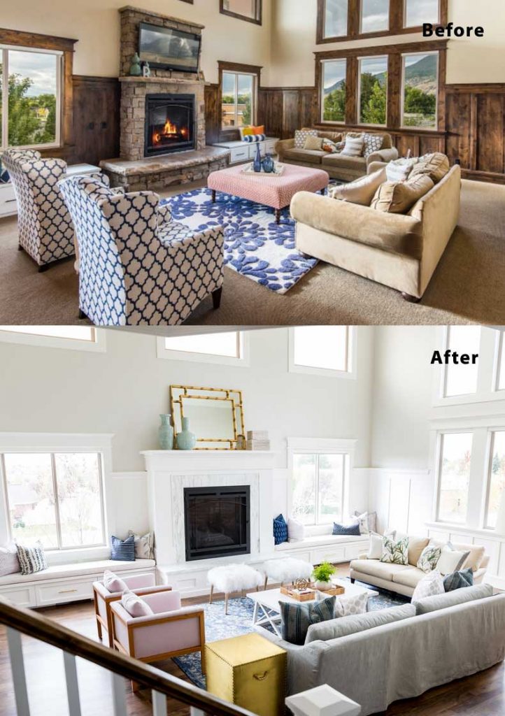 55 Living Room Design, Decor and Remodel Ideas (Before & After)