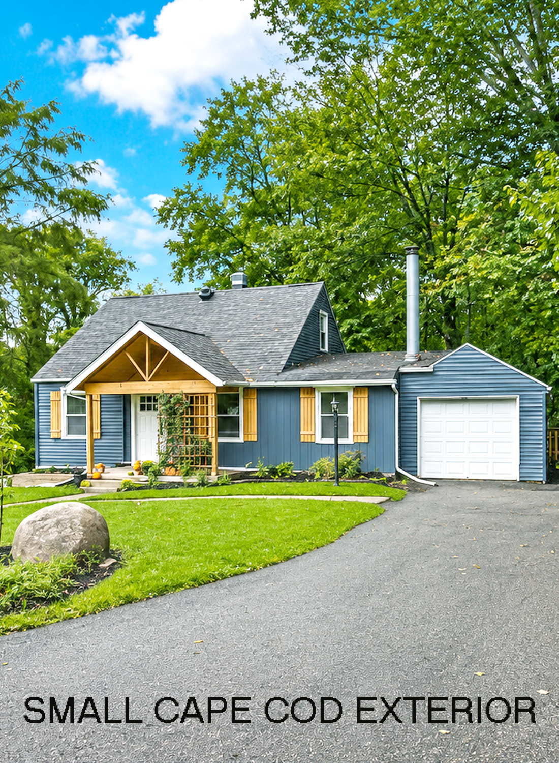 Charming Small Cape Cod House With a Fresh Modern Look